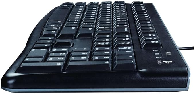 Logitech K120 Wired Business Keyboard, QWERTY Italian Layout - Black ...