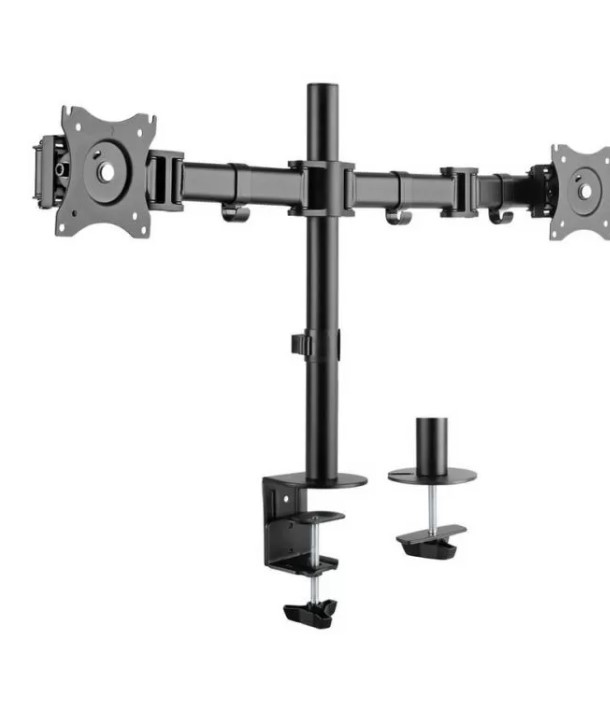 NB Z022-Dual LCD Monitor Adjustable Arms Desk Table Mount Stand for 2 ...